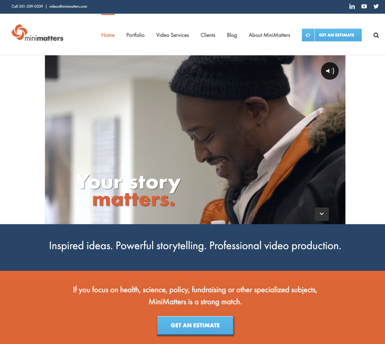 Website Storytelling - Inspire with Video "Above the Fold" - Video ...